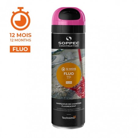 FLUO TP Highly Fluorescent Marking Spray Paint - SOPPEC | Technima