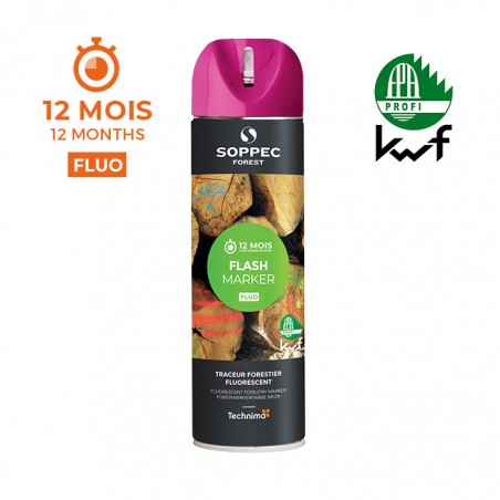 Highly Fluorescent Tree Marking Spray Paint FLASH MARKER - SOPPEC ...