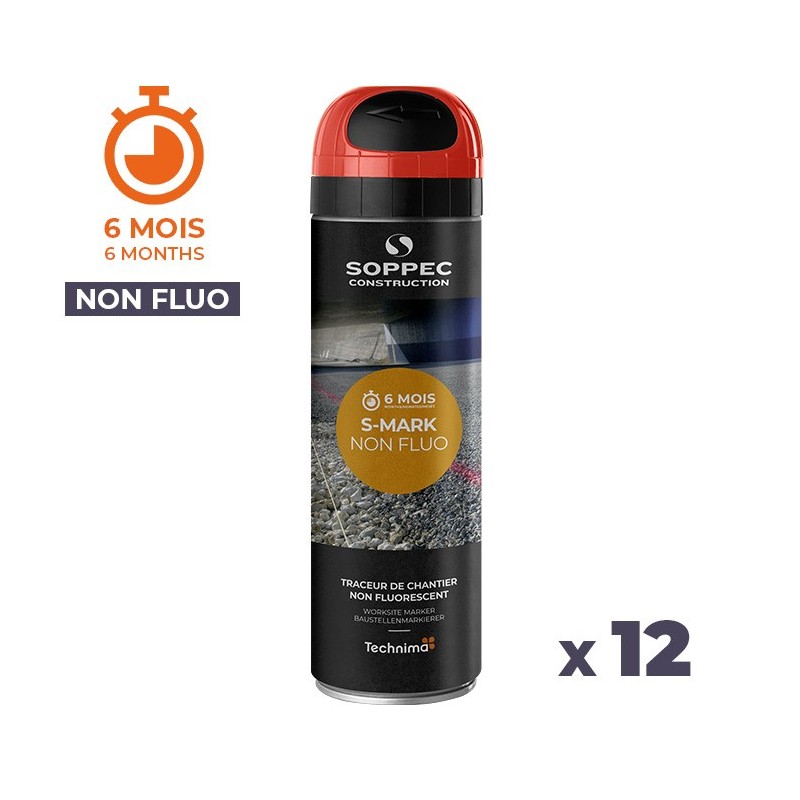 Non Fluorescent Worksite Marking Paint | S MARK - SOPPEC
