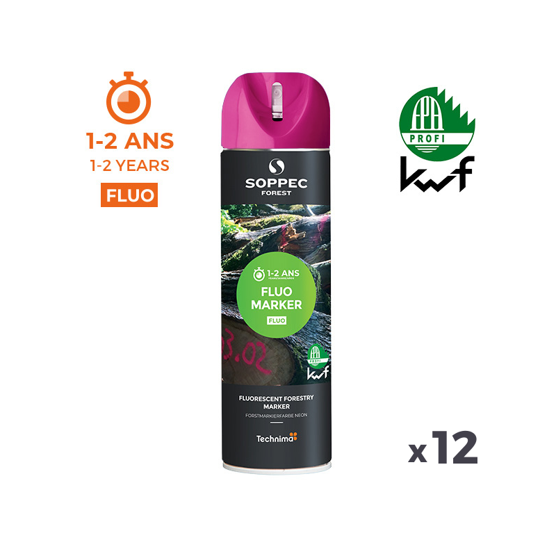 Neon Tree Marking Spray Paint for Forestry FLUO MARKER - SOPPEC | Technima